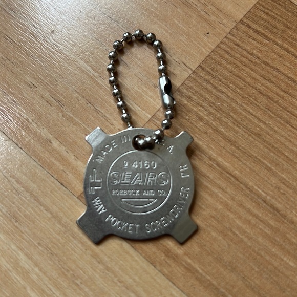 Sears | Accessories | Vintage Sears Craftsman 46 Metal Keychain 4 Way ...